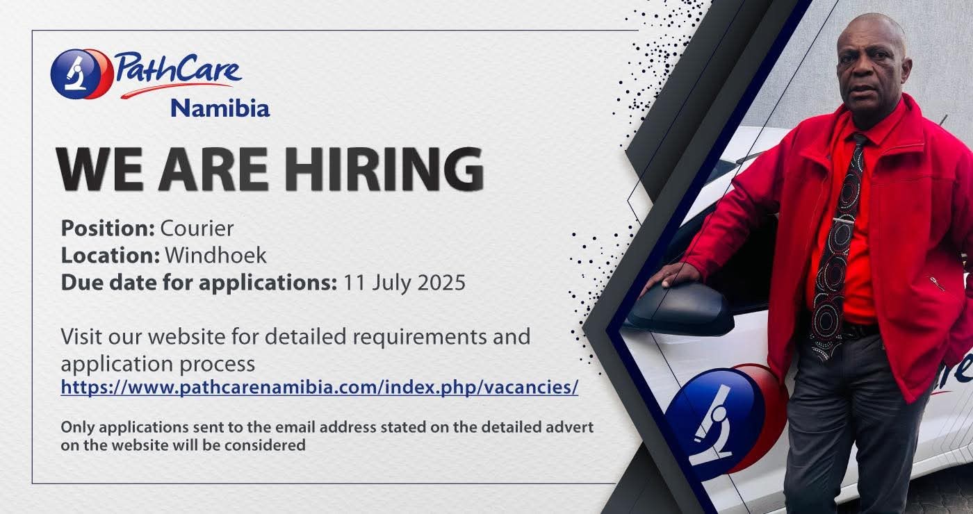 July Pathcare Vacancies Namibia 2025 @www.pathcarenamibia.com - Latest ...
