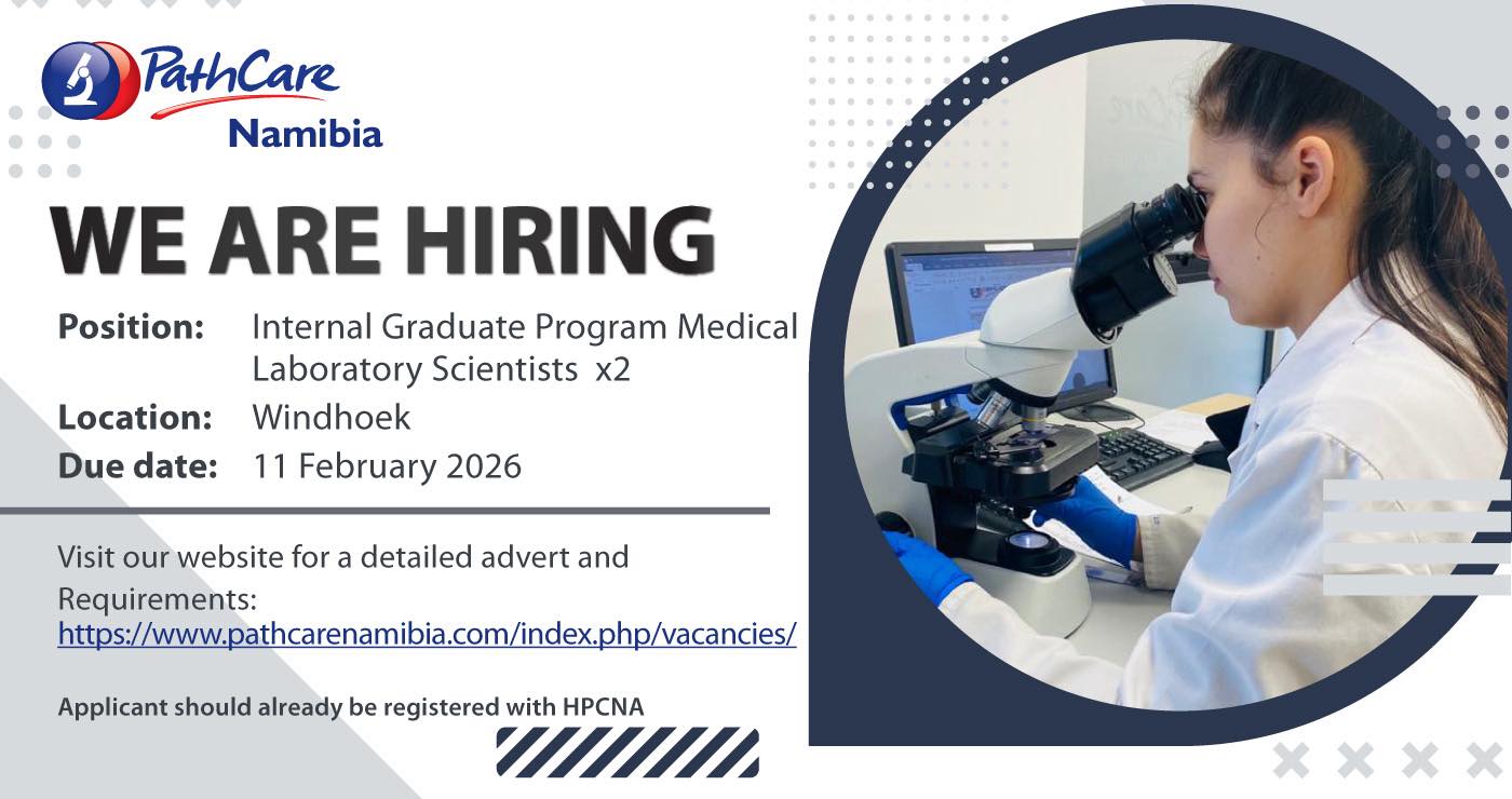 February Pathcare Vacancies Namibia 2026 @www.pathcarenamibia.com ...